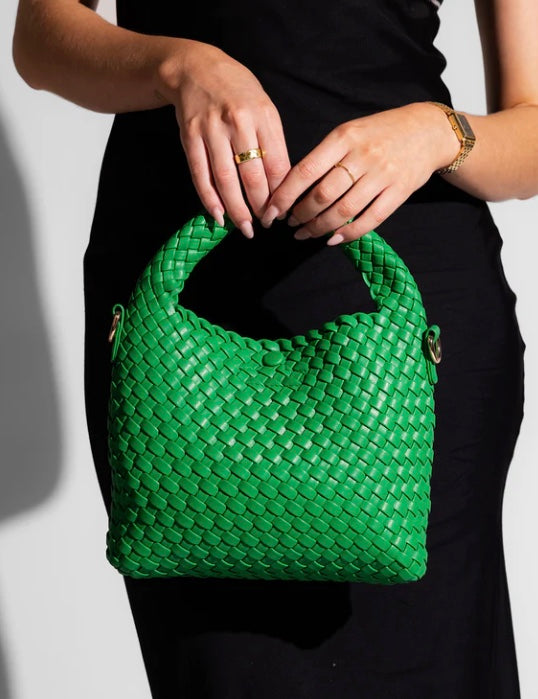 Gabby Mini Woven Shoulder Bag – Confetti Emporium