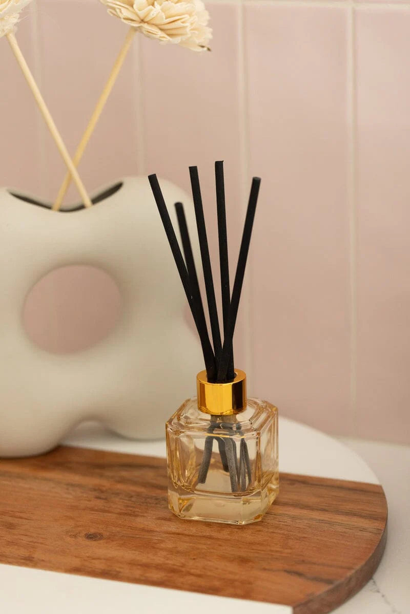 Botanica Glass Diffuser - Cotton + Teak – Confetti Emporium
