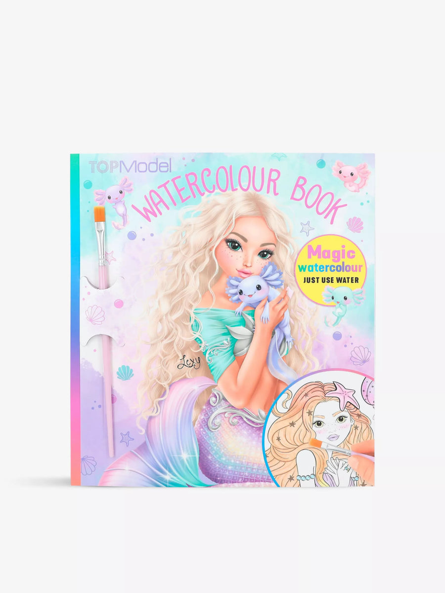 Top Model Water Colour Book - Mermaid – Confetti Emporium